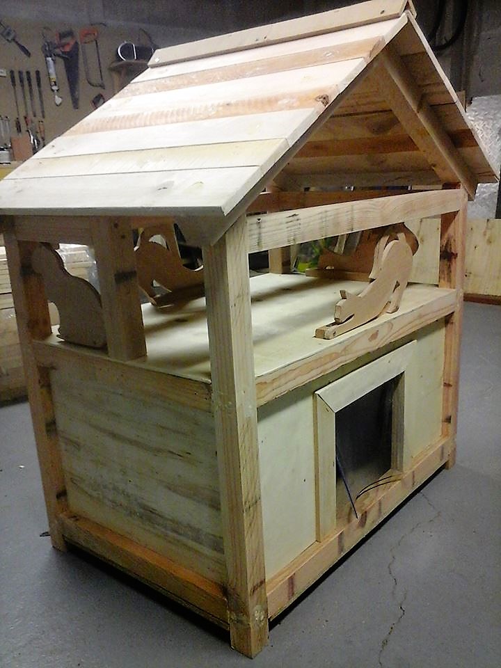 Diy Wood Pallet Cat House Wood Pallet Furniture